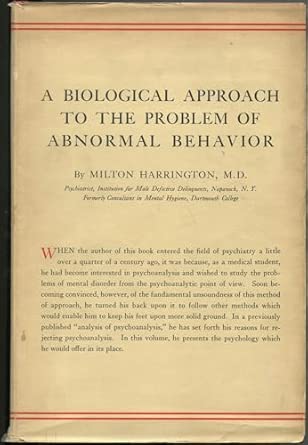 A Biological Approach to the Problem of Abnormal Behavior | Amazon.com.br