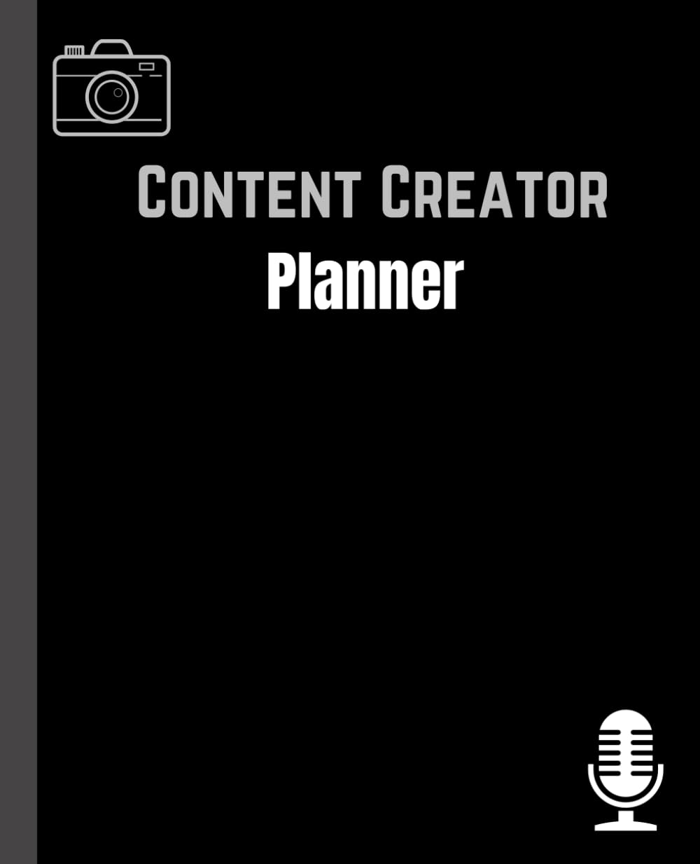 Content Creator Planner for Social Media Organization Monthly Calendar ...