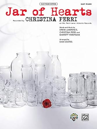 Jar of Hearts: Easy Piano Edition, Sheet: Amazon.co.uk: Coates, Dan ...