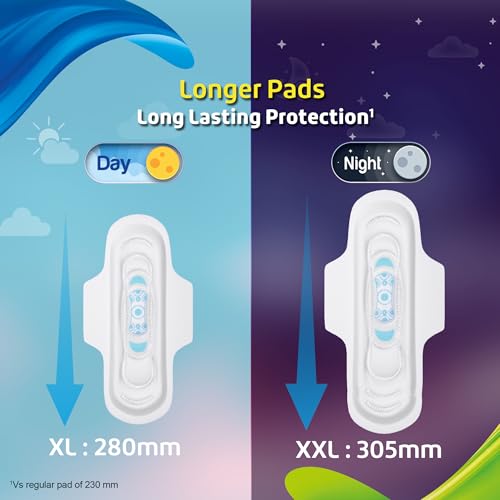 Pro Ease Day & Night Sanitary Pad Combo Pack | Pack Of 7 Pad | Sanitary ...