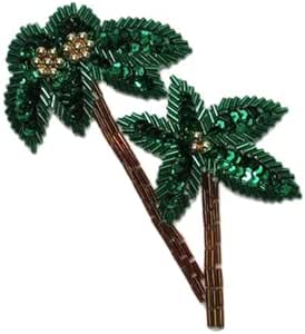 Amazon.com: Expo International Palm Trees Beaded Sequin Patches ...