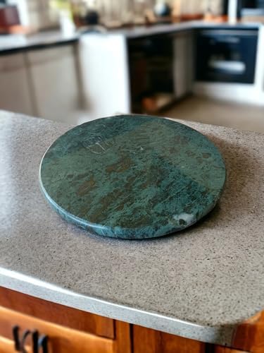 URBAN HAAT Marble Chakla/ Roti Maker Rolling Board, 10 inch, Green ...