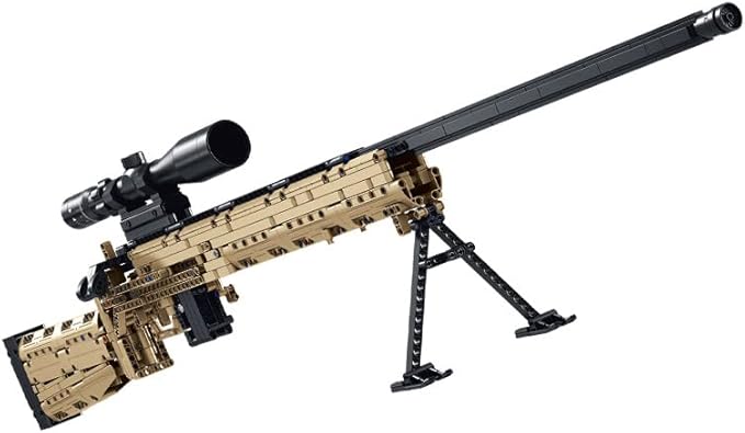 Amazon.com: FULHOLPE Gun Building Block, 1086+Pcs Manually Loaded ...