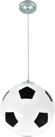 Football Ceiling Light Pendant Light Glass Globe Football Lampshade E27 ...