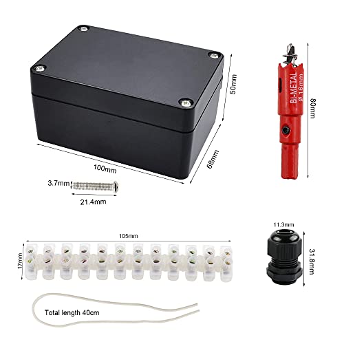 DXiongW Outdoor Enclosure Electrical Box Project Junction Box Small ...