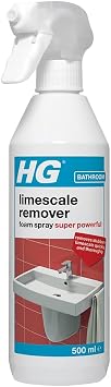 HG Limescale Remover Foam Spray Super Powerful, Sink Tap & Toilet ...