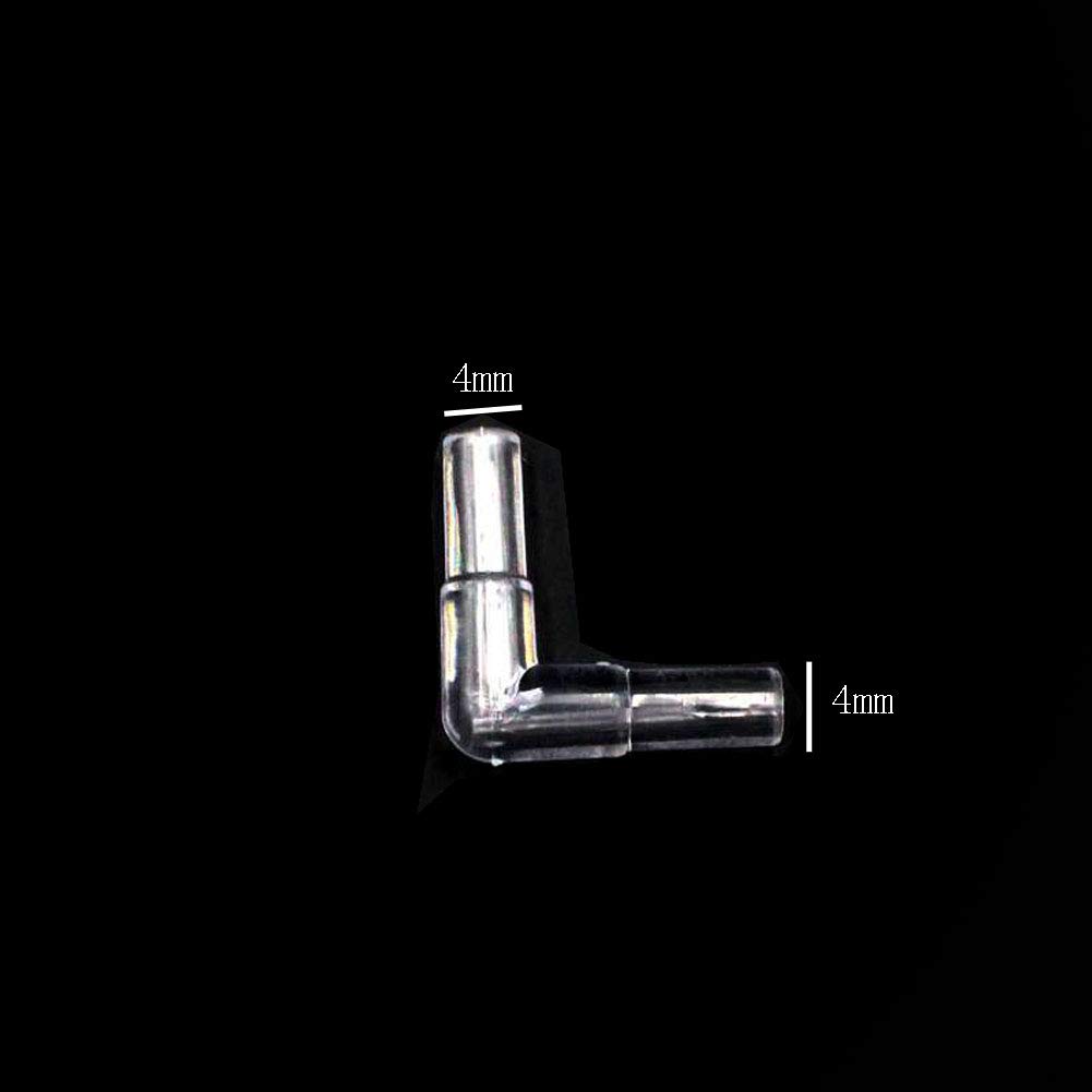 4mm Fish Tank Tubing Valves Uxcell 20-Pack L-Shaped Aquarium Air Valve ...