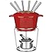 Amazon.com: Cuisinart 13-Piece Cast Iron Fondue Set, Red : Home & Kitchen