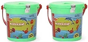 Camlin Modelling Dough Set of 2 Art Clay (340 g) : Amazon.in: Home ...