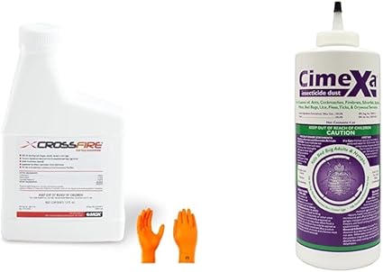 Amazon.com: Crossfire Liquid 13 oz & CimeXa Dust Insecticide - Bed Bug ...