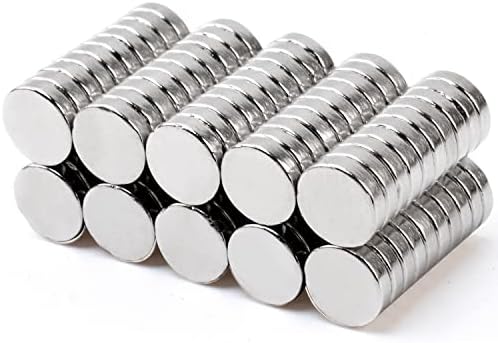 MIN CI 100 Pcs Strong Neodymium Magnets Disc, 8 x 2mm Small Magnets for ...