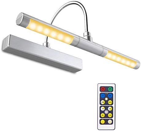 LUXSWAY Wireless Picture Light Battery Operated, Remote Control ...