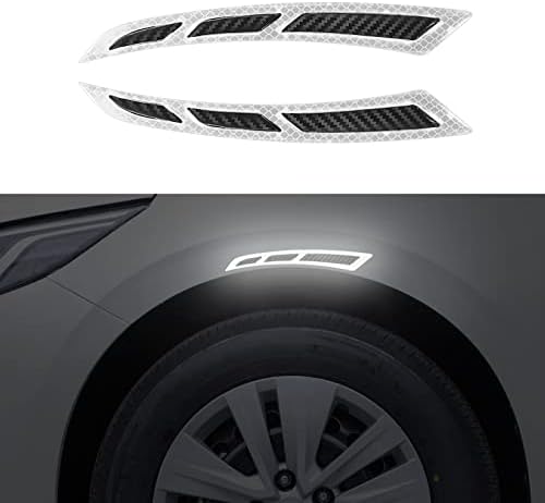 Amazon.com - SUNBREATH 6PCS Car Fender Hood Bumper Reflective Decal ...