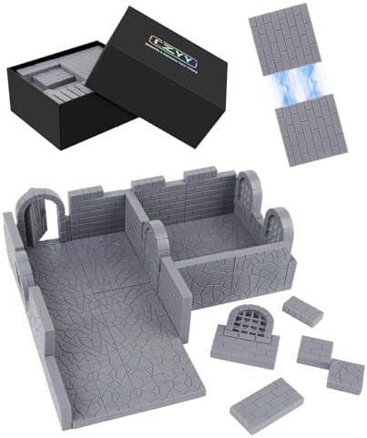 Amazon.com: CZYY Magnetic Dungeon Tiles Set – 58 PCS Modular ...