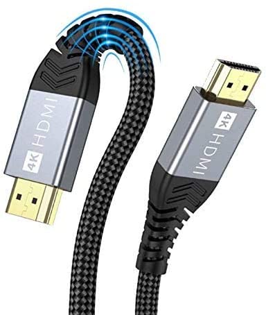 vercarnon 4K High Speed HDMI cable 3Meter,Braided Nylon & Gold ...