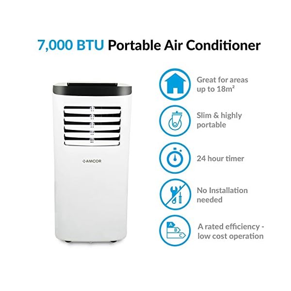 Amcor SF8000E-V3 Portable Air Conditioning Unit Mobile Air Conditioner ...