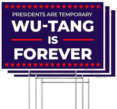 Amazon.com : President are Temporary Forever Yard Sign, 12x18 Inhes (6 ...