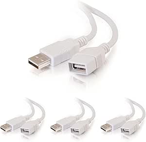 Amazon.com: C2G Legrand USB Extension Cable, 1 Meter (3.3 Feet) White ...