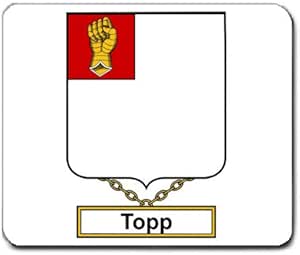 Amazon.com: Topp Family Crest Coat of Arms Mouse Pad : Office Products