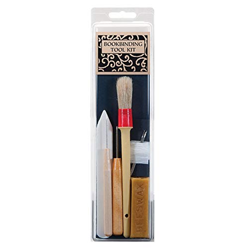 Lineco Bookbinding Tool Kit for Beginners, Bookbinders and Craft Makers. Includes Awls for ...