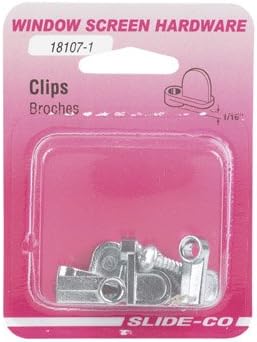 Prime-Line Mill Steel Screen Clip For 1/16 inch 4 pk - Screen Door ...