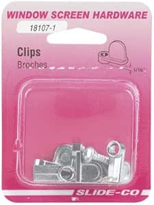 Slide-Co Prime-Line Screen Clips 1/16" Zinc Die Cast Card 4: Buy Online ...