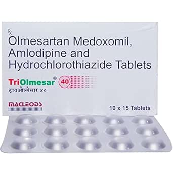 Triolmesar 40 - Strip of 15 Tablets : Amazon.in: Health & Personal Care