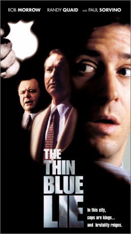 Amazon.com: Thin Blue Lie [VHS] : Rob Morrow, Randy Quaid, Paul Sorvino ...