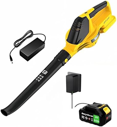 Amazon.com: Leaf Blower Cordless with 2 x 4.0Ah Battery and Charger ...