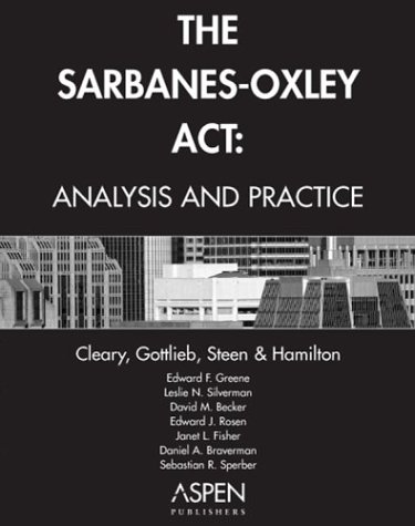 Amazon.com: The Sarbanes-Oxley Act: Analysis and Practice ...