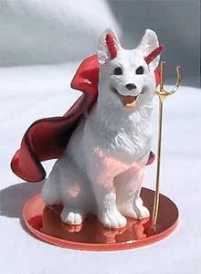 German Shepherd Little Devil Dog Figurine - White : Amazon.ca: Home