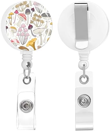 Amazon.com : Badge Reels Retractable,Id Badge Holders Retractable,Badge ...