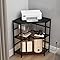 Amazon.com: VEDECASA Corner Printer Stand Table with Power Outlet ...