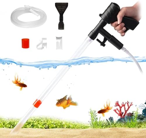 Amazon.com : Lifnixer Aquarium Gravel Cleaner, Fish Tank Cleaner Kit ...