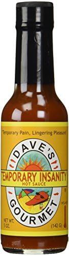 Amazon.com : Dave's Temporary Insanity Hot Sauce, 5 fl oz : Grocery ...