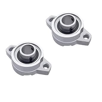 2PCS Zinc Alloy Self Aligning Pillow Block Flange Bearing for Machinery ...