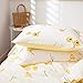Amazon.com: Twin Size Yellow Comforter Set Yellow Floral Bedding ...