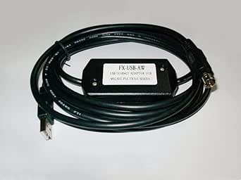 Amazon.com: FX-USB-AW Compatible FX3U/FX3UC/FX3G Series PLC Programming ...