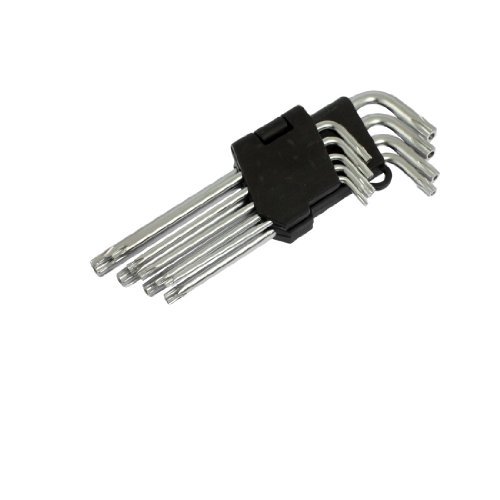 T10 T15 T20 T25 T27 T30 T40 T45 T50 Torx Wrench Spanner Tool 9 in 1 ...