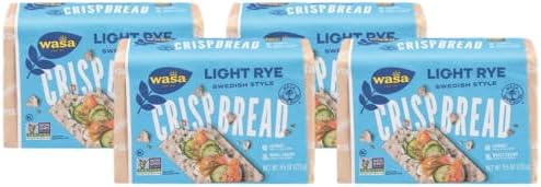 Amazon.com: Wasa Light Rye Crispbread, 9.5 Ounce (Pack of 4)