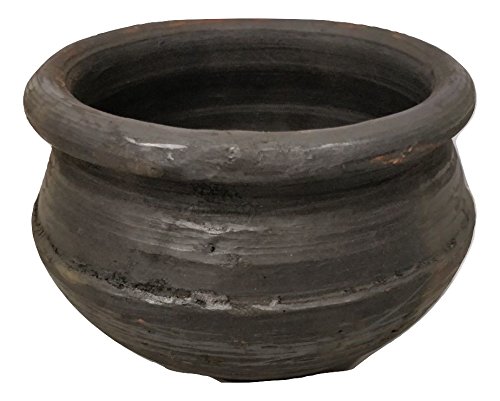 Buy Indian Craft Exclusive Clay Made Matka Shape Handi For Curd/Dahi ...