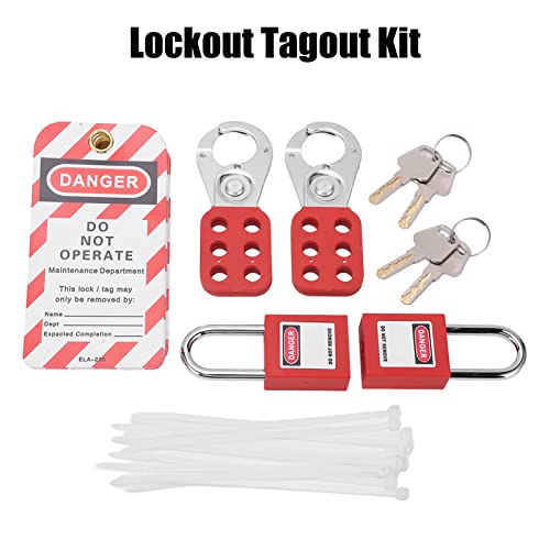 Pinsofy Lockout Tagout kit, high-strength impact-resistant electric ...