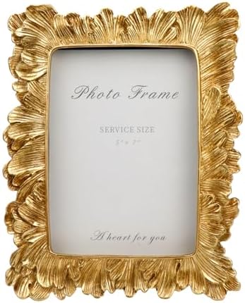 Amazon.com - Chinflly Vintage Picture Frames,9x7 Inch Golden Palm ...