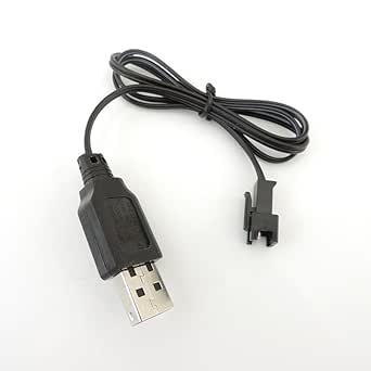 Wiring Connecting Terminals - 3.6V 3.7V 4.8V 250mA NiMh/NiCd Battery USB Charger Cable SM 2P ...