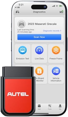 Amazon.com: Autel OBD2 Scanner Autel MaxiAP AP2500 Bluetooth Code ...