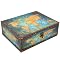 Amazon.com: Amedoo Treasure Box Vintage Wooden + PU Leather Decorative ...