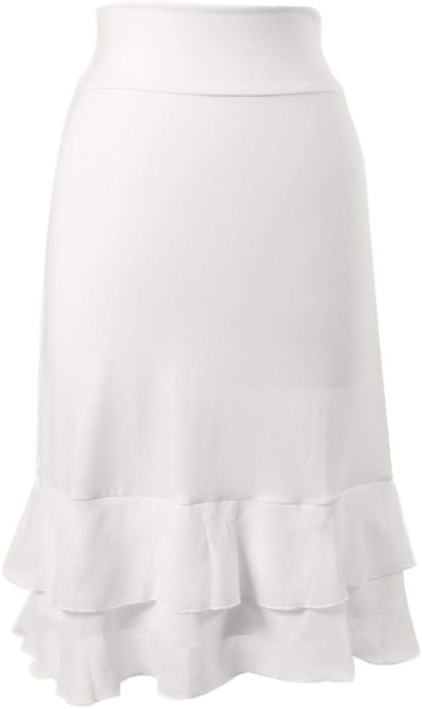 Peekaboo-Chic Iris Chiffon Half Slip Skirt Extender - Womens Skirt ...
