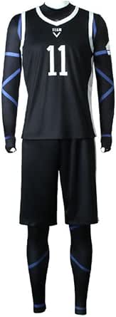 Amazon.com: LUNK Seishiro Nagi Cosplay 11 Jersey,Reo Mikage Cosplay ...