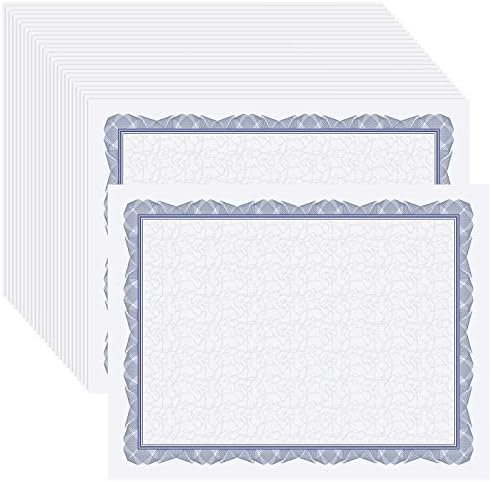 Amazon.com : 300 Sheets Award Certificate Paper with Border 8.5 x 11 ...