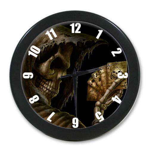 Grim Reaper Holding Clock